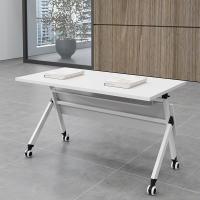 China Office Furniture Specific Mobile Folding Conference Training Table with Wheels on Wheels for sale