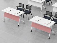 China Office Furniture Specific Mobile Folding Conference Training Table with Wheels on Wheels for sale