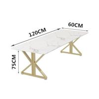 China Light Luxury Scandinavian Style Office Furniture 2 Meters Marble Conference Table and Desk for sale