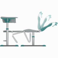 China Modern Design Study Reclinable Adjustable Desk and Chair Set for School Home Training for sale