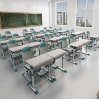 China Modern Design Study Reclinable Adjustable Desk and Chair Set for School Home Training for sale