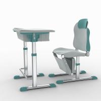 China Modern Design Study Reclinable Adjustable Desk and Chair Set for School Home Training for sale