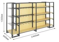 China Four-column Combination Display Rack for Supermarkets Pharmacies and Stationery Stores for sale