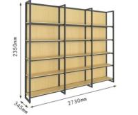 China Four-column Combination Display Rack for Supermarkets Pharmacies and Stationery Stores for sale