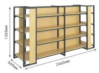 China Four-column Combination Display Rack for Supermarkets Pharmacies and Stationery Stores for sale