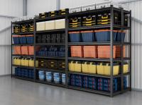 China Adjustable Office Furniture Set Multi-Tier Display Steel Shelves for sale