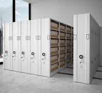 China Movable Manual File Cabinet Intensive Shelf For Customer Provided Archives for sale
