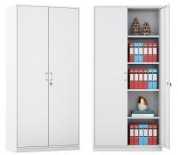 China Modern White Office Furniture Filing Cabinet with Multi-drawer Steel Storage and Lock for sale