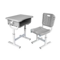 China Children/Kids Plastic Desk and Chair Set for School Study ISO9001 ISO14001 Certified for sale