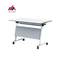 China Customizable Small Office Mobile Workstation with Folding Legs and Cable Management for sale