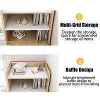 China Minimalist Computer Table with Bookshelf and Drawer Cabinet for sale