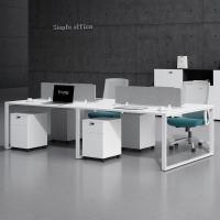 China Customized Shape Desk Workstations Open Employee Desk and Chair Sets for Your Office for sale