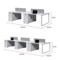 China Customized Shape Desk Workstations Open Employee Desk and Chair Sets for Your Office for sale