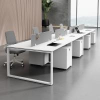 China Open Working Area Office Furniture Workstations with Melamine Surface Wooden Type for sale