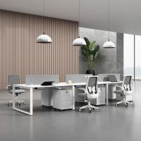 China Open Working Area Office Furniture Workstations with Melamine Surface Wooden Type for sale