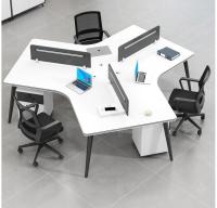 China Modern Open Working Area Office Workstations with Customizable Desk and 2 / 4 / 6 Seats for sale