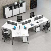 China Modern Open Working Area Office Workstations with Customizable Desk and 2 / 4 / 6 Seats for sale