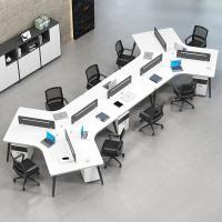China Modern Open Working Area Office Workstations with Customizable Desk and 2 / 4 / 6 Seats for sale