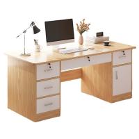 China Modern Luxury PANEL Wood Style Executive Desk for Customized Colors and End Office for sale