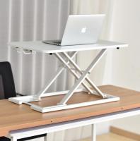 China Stainless Steel Standing Folding Lift Table Adjustable Height Office Computer Desk for sale