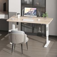 China Office Metal Stainless Steel Electric Sit Stand Desk with Motorized Height Adjustment for sale