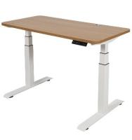 China Stainless Steel Telescopic Computer Desk Frame With 38mm/S Speed Adjustable Height for sale