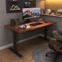 China Stainless Steel Telescopic Computer Desk Frame With 38mm/S Speed Adjustable Height for sale