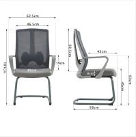 China Mail Packing High Back Home Revolving Ergonomic Fabric Office Chair For Manager for sale