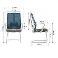 China Big Boss Modern Fabric Office Chair with Adjustable Lumbar Support and Metal Base for sale