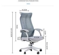 China Luxury Executive Full Mesh Office Swivel Chair with Headrest For Home Office PC Chair for sale