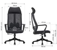 China Mesh Luxury Office Chair Contemporary Design With Full Mesh And Nylon Material for sale