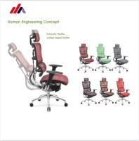 China Mail Packing Modern Office Chair with Solid Wood Legs Armrest and Lumbar Support for sale