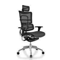China Adjustable Aluminum Base High Back Swivel Ergonomic Chair for Executive Office Furniture for sale