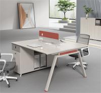 China Living Room Office Furniture 4 Person Staff Table with Modular Workstation and Drawer for sale