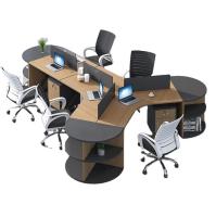 China Office Furniture CBD Company Staff Desk with 2/3/6 Workstations and Partition Combination for sale