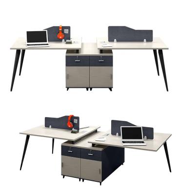 China Main Material Panel/Glass/Fabric/Steel Office Workstation Desk for Custom Furniture for sale