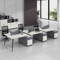 China Main Material Panel/Glass/Fabric/Steel Office Workstation Desk for Custom Furniture for sale