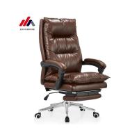 China Metal Type Other High Back Manager Chair For Office PC with Movable Leather Executive for sale