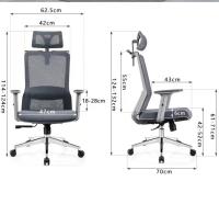 China Mesh Back and PU Padded Seat Office Chair for Fashion Office by Mike-H for sale