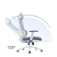 China Metal Frame Executive Office Chair Comfortable Mesh Ergonomic PC Chair for Long Hours for sale