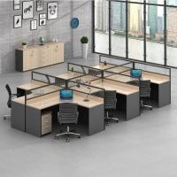 China 25mm Thickness Table Top Workstation Furniture for School Office Desk With Partition for sale