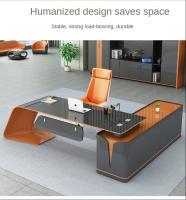 China Create a Professional Workspace with Baking Paint L-shaped Executive Office Desk for sale