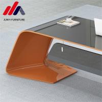 China Create a Professional Workspace with Baking Paint L-shaped Executive Office Desk for sale