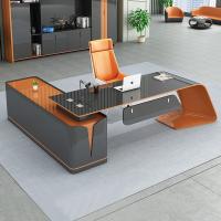 China Create a Professional Workspace with Baking Paint L-shaped Executive Office Desk for sale