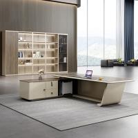 China Customized Colors Modern Wood Home Office Computer Desk with Customizable Drawer for sale