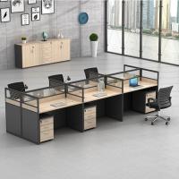 China Cubicle Workstation Furniture Office Desk Partitions And MFC Coworking Desk for sale