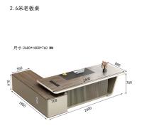China Wooden Filing Cabinet L Shaped Office Desk for Executive Work in Commercial Setting for sale