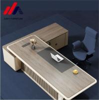 China Wooden Filing Cabinet L Shaped Office Desk for Executive Work in Commercial Setting for sale