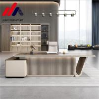 China Wooden Filing Cabinet L Shaped Office Desk for Executive Work in Commercial Setting for sale
