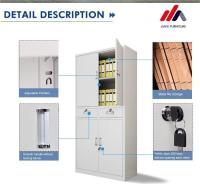 China 0.5-1.2mm Thickness Modern Office Steel Filing Cabinet with Stainless Steel for sale